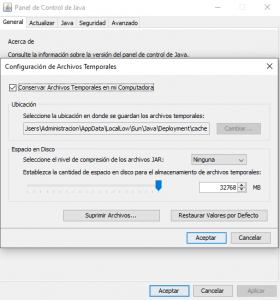 Resolver problemas Java en Facturae FACE de Windows