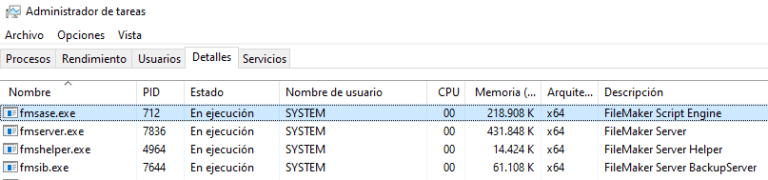 Instalar Filemaker Server 19 en Windows Server 2022