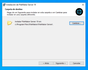 Instalar Filemaker Server 19 en Windows Server 2022