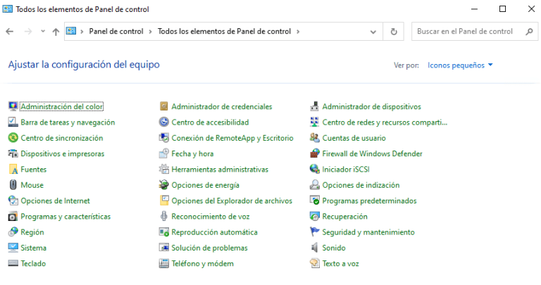 Lista de comandos para abrir utilidades de Windows