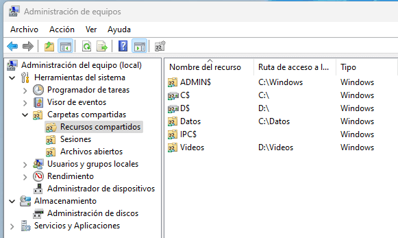 Cómo ver las carpetas compartidas en Windows