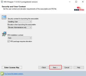 Convertir un EXE a MSI con MSI Wrapper